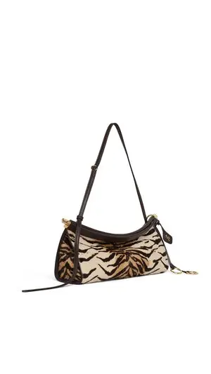 Alaïa Le Click East West Shoulder Bag - Black