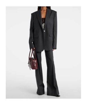 Stella McCartney Wool Flannel Wide-leg Pants
