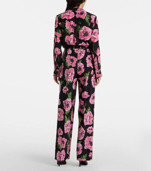 Stella McCartney Silky Loose Printed Trousers