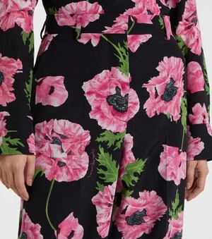 Stella McCartney Silky Loose Printed Trousers