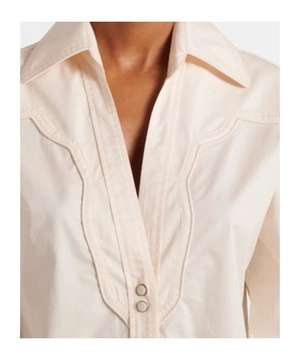 Johanna Ortiz Cotton-blend Poplin Shirt