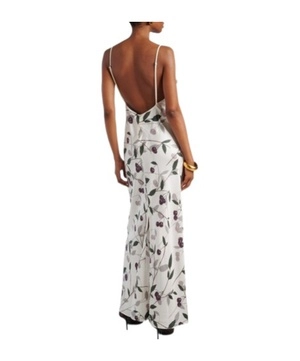 Stella McCartney Printed Silk Maxi Dress