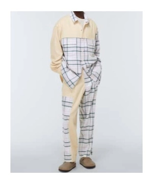 THE ELDER STATESMAN Plaid Casual Pants