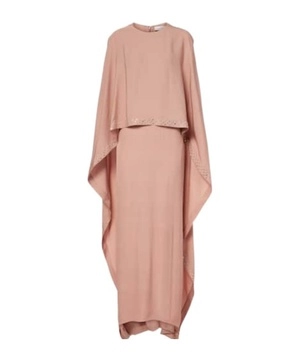 Stella McCartney Caped Maxi Dress - Nude
