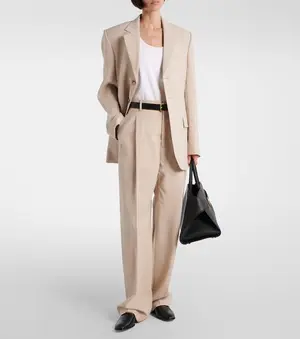 Wardrobe.NYC Mid-rise Straight-leg Casual Pants