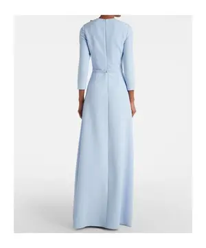 SAFIYAA LONDON Embellished Crêpe Gown