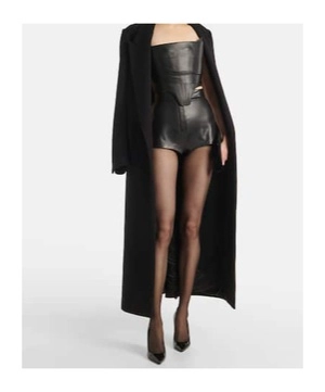 Alex Perry Leather Corset