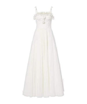 Giambattista Valli Ruffled Cotton Maxi Dress