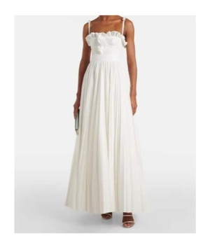 Giambattista Valli Ruffled Cotton Maxi Dress