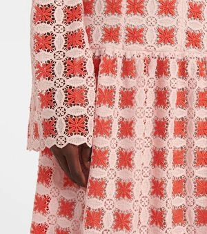 Giambattista Valli Belted Lace Maxi Dress
