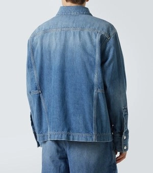 Plan C Single-breasted Denim Jacket