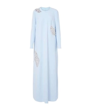 SAFIYAA LONDON Naima Embellished Crêpe Gown