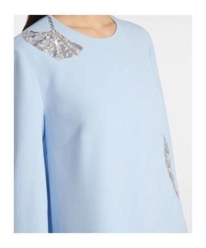 SAFIYAA LONDON Naima Embellished Crêpe Gown
