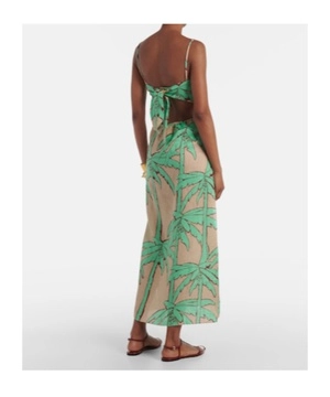 Johanna Ortiz Beach Harmony Linen Maxi Dress