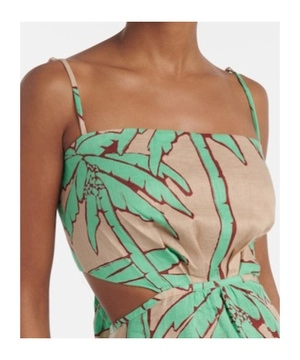 Johanna Ortiz Beach Harmony Linen Maxi Dress