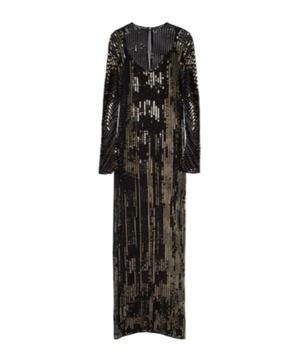 Johanna Ortiz Sequined Silk Gown - Black