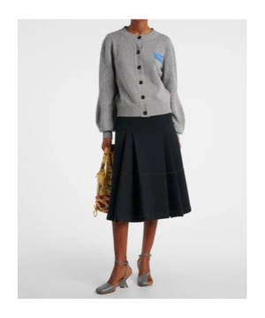 Marni Tiered Cotton-blend Midi Skirt