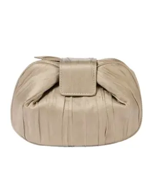Gabriela Hearst Demi Leather Clutch - Nude