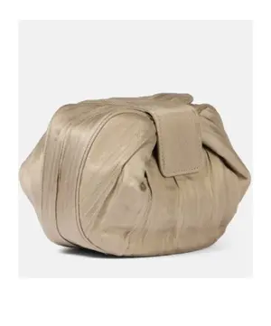Gabriela Hearst Demi Leather Clutch - Nude