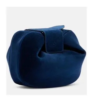 Gabriela Hearst Soft Demi Mini Suede Clutch