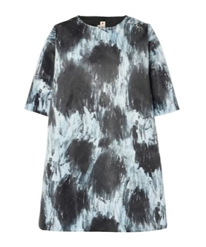 Marni Leopard-print Duchesse Satin Minidress - Gray