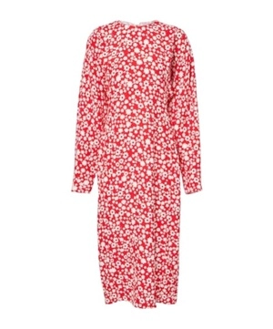 Marni Enver Satin Midi Dress - Pink