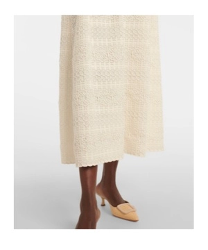 Elie Saab Macramé Midi Dress