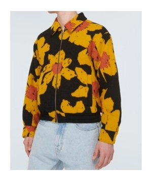 THE ELDER STATESMAN Senna Wool And Cashmere Bomber Jacket