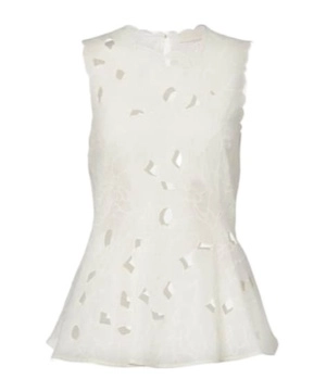 Ulla Johnson Floral Butterfly Netted Blouse