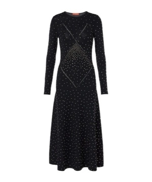 Altuzarra Nelsons Embellished Midi Dress - Black