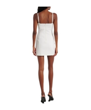 Blumarine Laser-cut Crêpe Cady Minidress