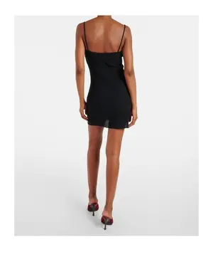 Magda Butrym Ruffled Sheer Minidress