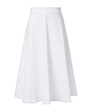 Altuzarra Varda Cotton-blend Midi Skirt - White