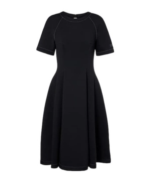 Marni Cotton-blend Jersey Midi Dress - Black