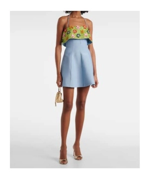 ALEMAIS Alémais Yasmine Embellished Mini Dress