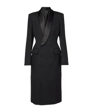 Wardrobe.NYC Double-breasted Dress - Black