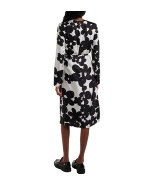 Marni Printed Silk Midi Dress