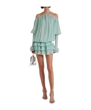 Blumarine Silk Chiffon Minidress