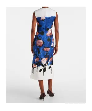 Erdem Floral Cotton-blend Midi Dress