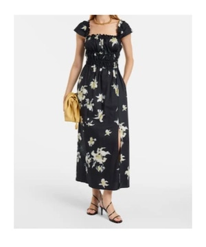 Altuzarra Floral Cotton-blend Midi Dress