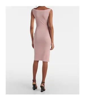 Magda Butrym Floral-applique Silk-blend Bustier Dress
