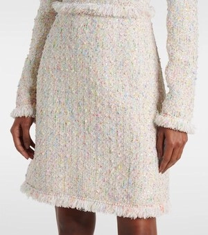 Giambattista Valli Tassel Boucle Mini Dress