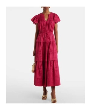 Ulla Johnson Pleated Midi Dress