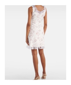 Giambattista Valli Ruffled Jacquard Minidress