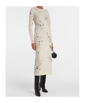 Altuzarra Ellima Printed Wool And Silk Maxi Dress