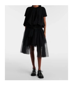 Comme Des Garçons Mesh Midi Skirt