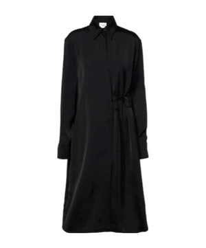 JIL SANDER Jersey Polo Dress - Black