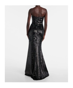 Elie Saab Sequined Strapless Sweetheart Gown