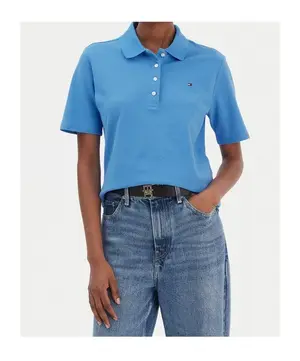 Tommy Hilfiger Short-sleeved Polo Shirt - Blue