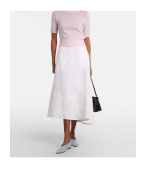 JIL SANDER Leather Ballet Flats